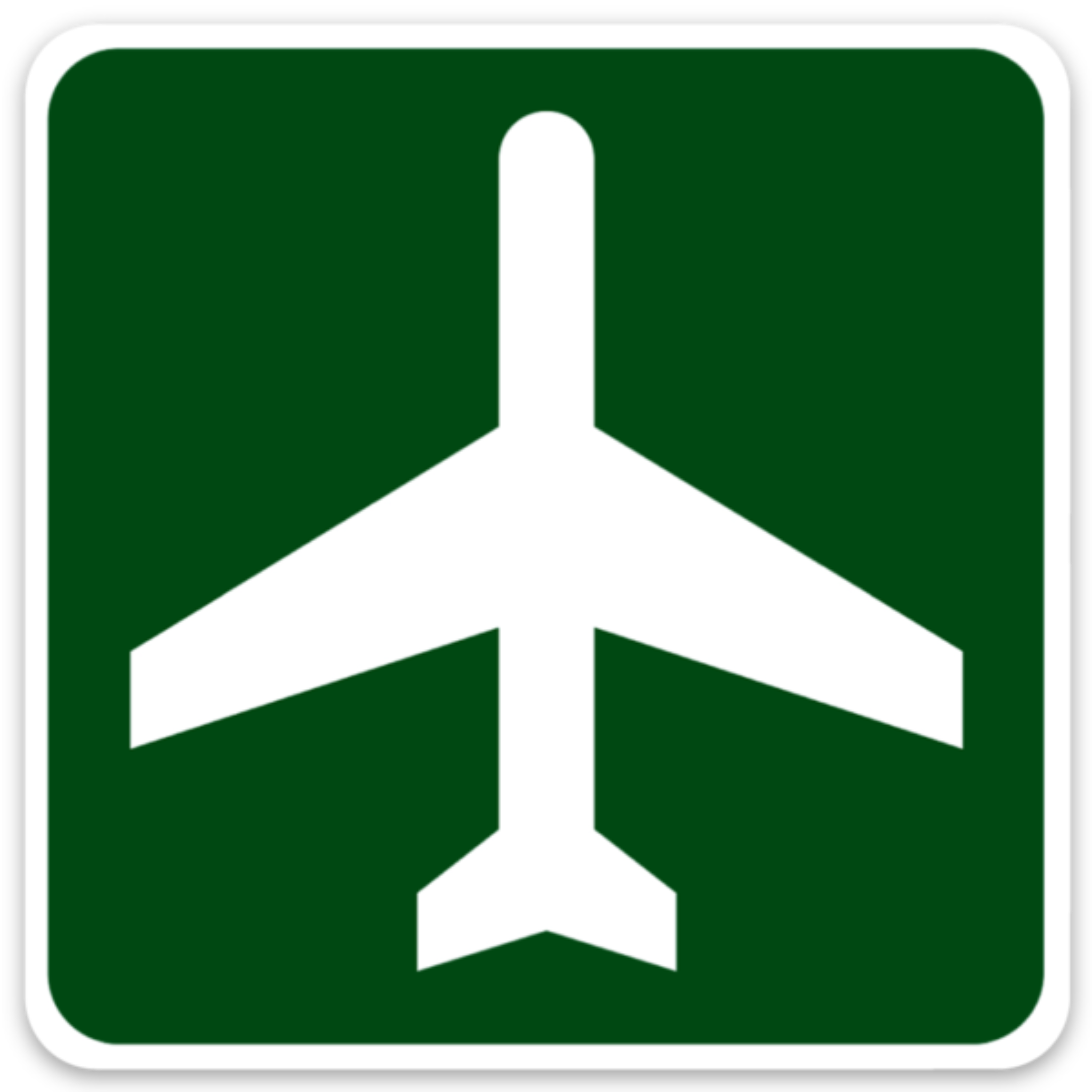"Airport Ahead" Sticker – Fallon Pilot Shop