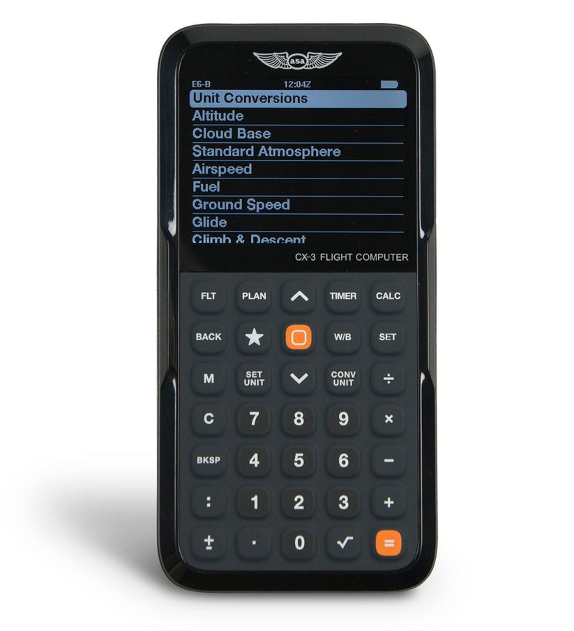 ASA CX-3 Flight Computer – Best Digital E6-B for FAA & Pilot Exams ...