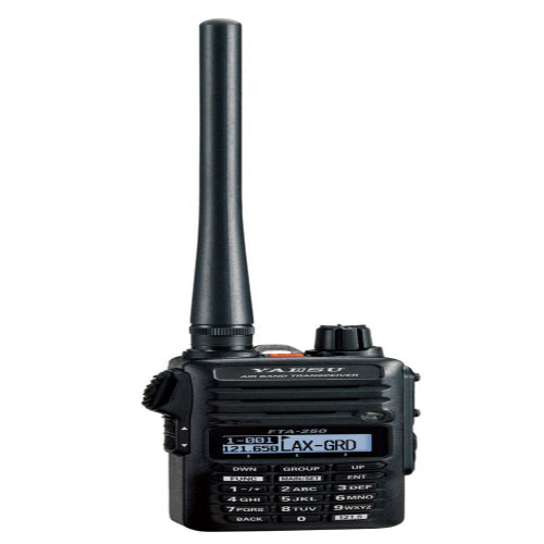 Yaesu FTA-250L Handheld VHF 5W Portable Air band VHF Transceiver ...
