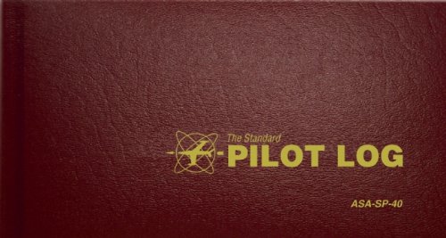 ASA Standard Pilot Log - Burgundy – Fallon Pilot Shop