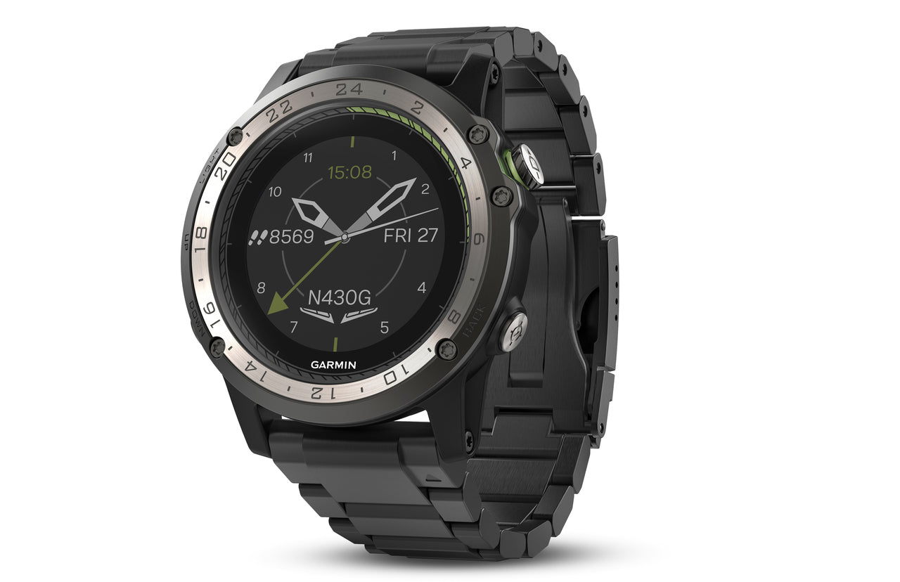 Garmin D2 Charlie Aviator Watch - Titanium Edition – Fallon Pilot Shop