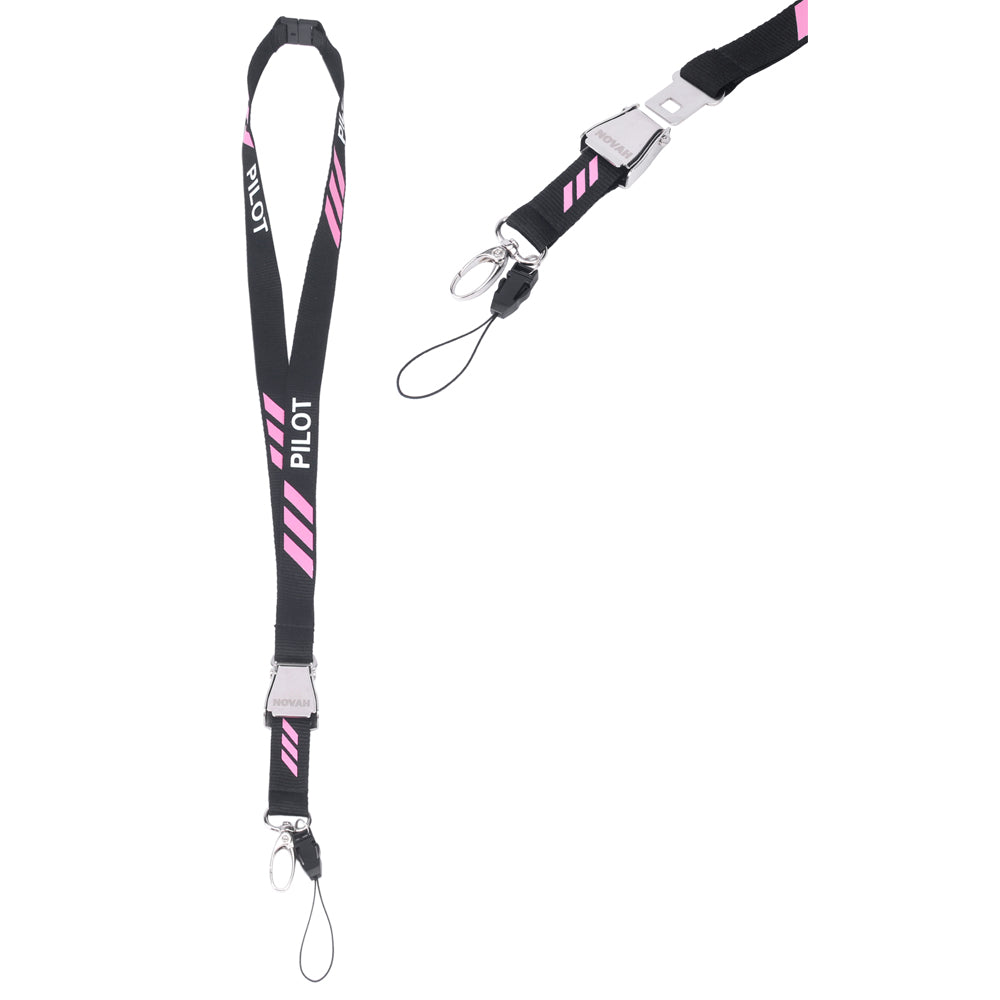 Pink 3 Stripe - Lanyard – Fallon Pilot Shop