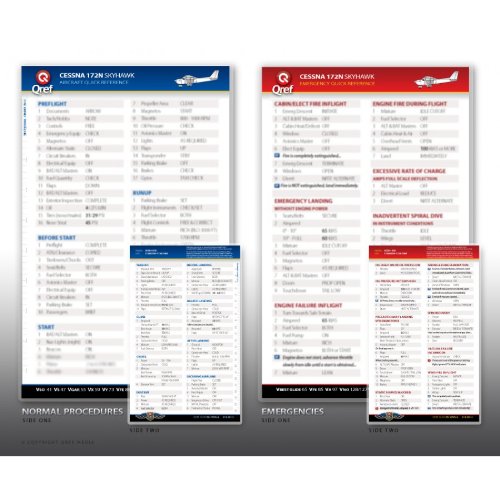 QRef - Beechcraft Duchess BE-76 - Checklist Card – Fallon Pilot Shop