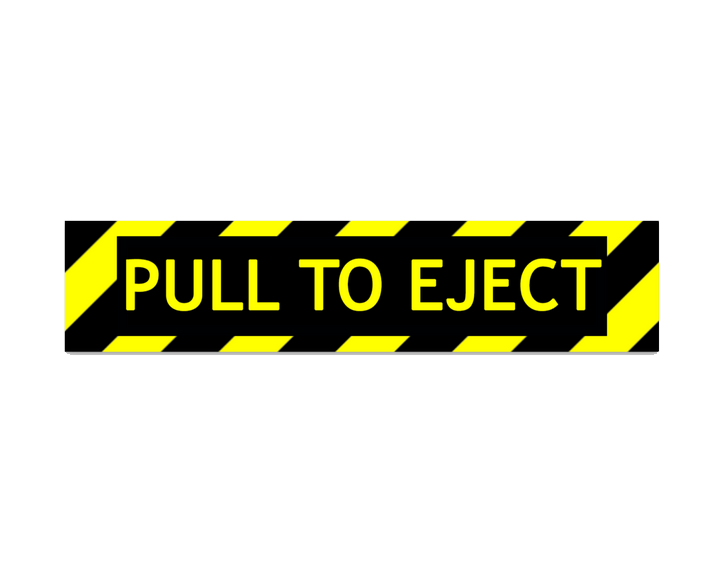Pull to Eject - Sticker – Fallon Pilot Shop